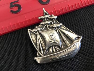 Vintage Pirate Ship Brooch | EstateSales.org