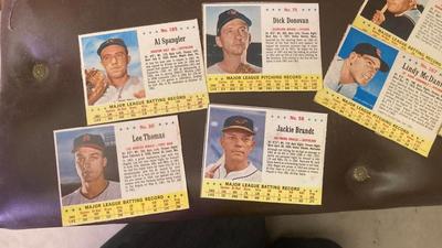 OLDER BASEBALL CARDS IN A VTG CIGAR BOX, LIGHTER, AND MORE ...