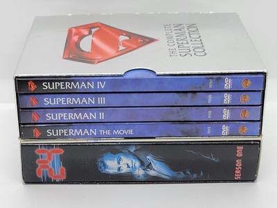 LOT75: DVDs - 24 Season 1 and The Complete Superman Collection Box Set ...