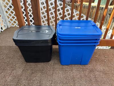 6 STORAGE TOTES | EstateSales.org