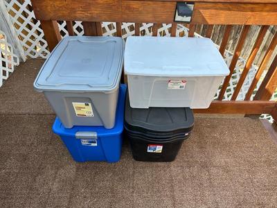6 STORAGE TOTES | EstateSales.org