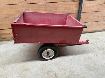 METAL TOW-BEHIND CART | EstateSales.org