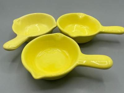Set of Our Own Import Yellow Ceramic Pour Dishes Kitchenware ...