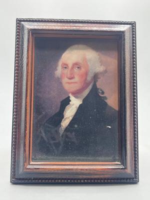 Small George Washington Framed Portrait | EstateSales.org