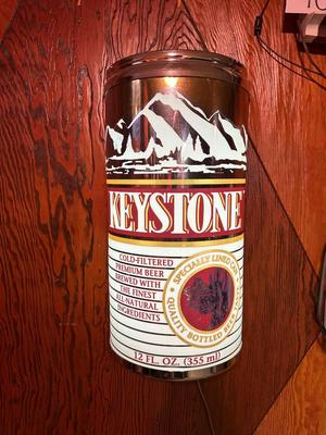 KEYSTONE BEER SIGN | EstateSales.org