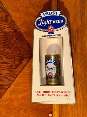 3 PABST BLUE RIBBON BEER SIGNS/BANNER | EstateSales.org