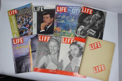 Vintage Collectible LIFE Magazines 1940's Issues, JFK Memorial ...