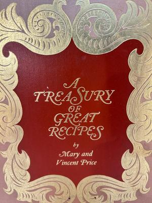 A Treasury of Great Recipes by Mary & Vincent Price Cookbook 1965 First ...