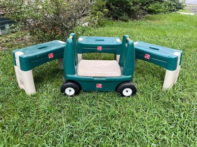 LOT 201P: Step 2 Garden Benches and Cart | EstateSales.org
