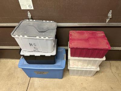 5 STORAGE TOTES | EstateSales.org