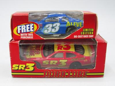 Bayer Aleve Die Cast & Dura Lube Racing Cars in Original Boxes ...
