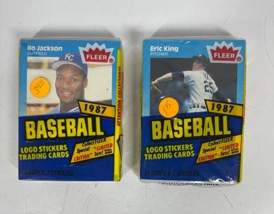 Fleer 1987 Baseball Card Packs | EstateSales.org