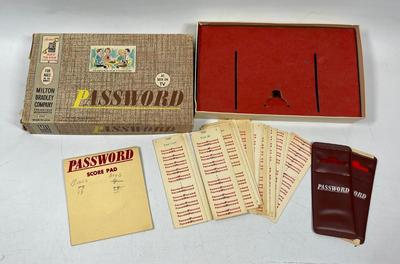 Vintage Old Milton Bradley Password board game | EstateSales.org