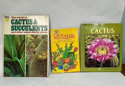 Lot of 3 Succulents and Cactus Books | EstateSales.org