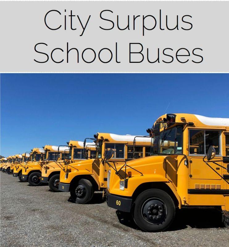 City Surplus School Buses | EstateSales.org