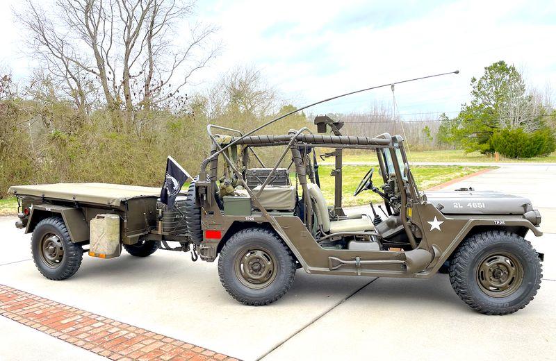 P587 Fully Loaded M151 MUTT Jeep with Trailer- Truck, Utility, Â¼-Ton ...
