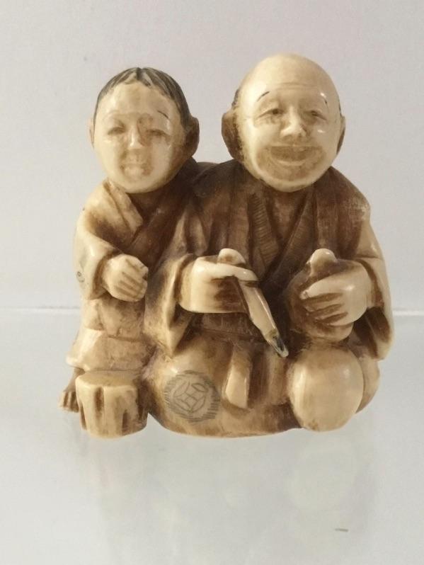 Vintage silver, art, carved netsuke, jade, tortoise shell and more ...