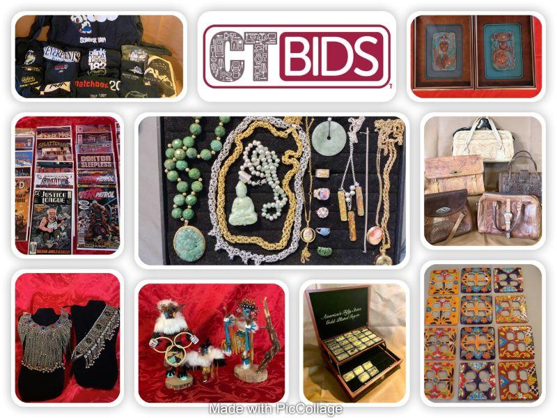 CTBIDS In-Home Online Auction I COLLECTIBLES AUCTION I Ends T-01/24, PU ...