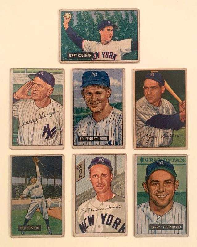 Estate paper auction including vtg. NY Yankees cards and programs ...