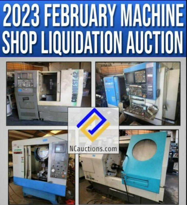 2023 Feb Escondido CNC Machine Shop Auction | EstateSales.org