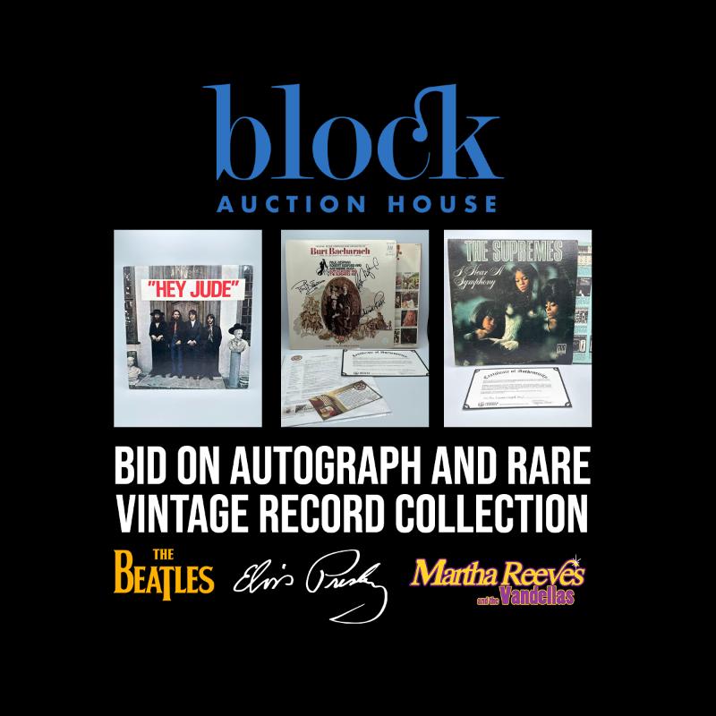 AUTOGRAPH & RARE VINTAGE RECORD COLLECTION ONLINE AUCTION | EstateSales.org