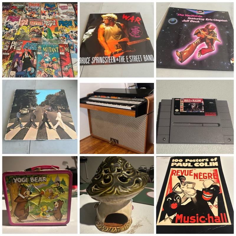 Huge Vinyl Record/Comics Collection Online Auction- Plus Toys, Antiques ...
