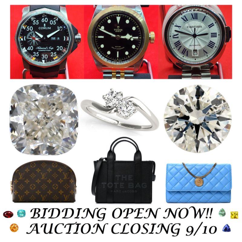 Jewelry, Designer Bags, Gems & Diamonds (Sept 10th) SHIPS ...