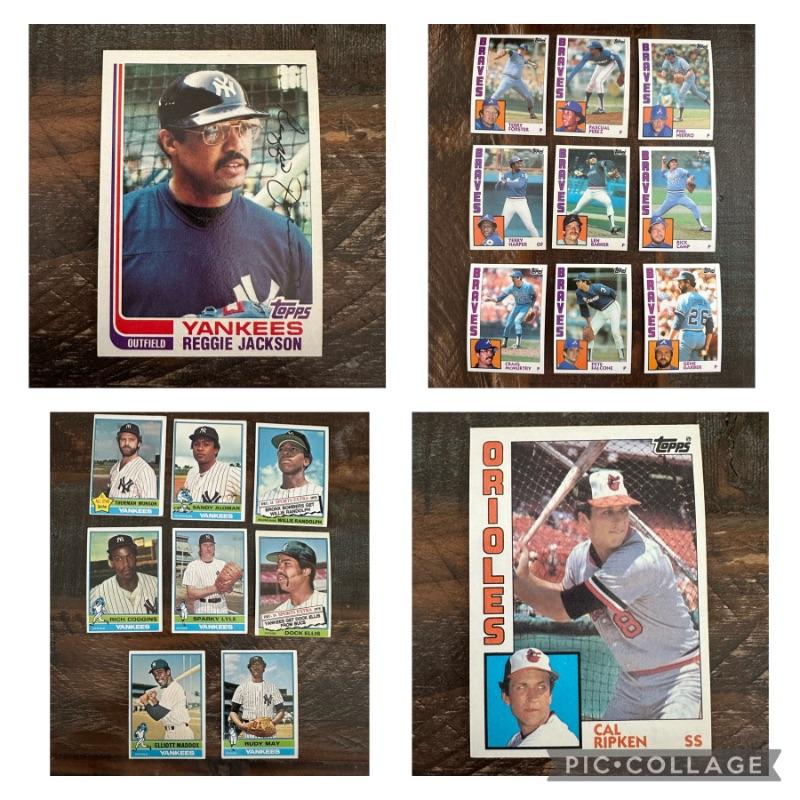 End Of Year Vintage Baseball Card Auction - Over 1,500 Cards - Shipping ...