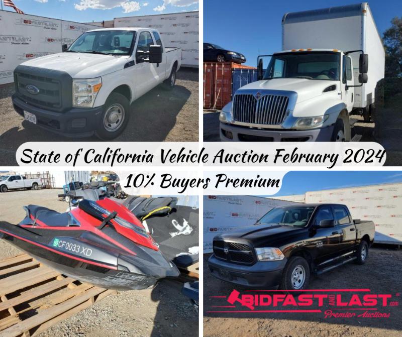 State of California Vehicle Auction February 2024 | EstateSales.org