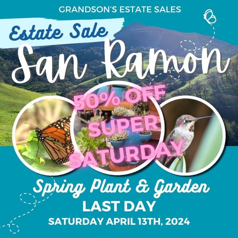 GRANDSON’S BEAUTIFUL SPRING PLANT & GARDEN SAN RAMON ESTATE SALE ““ 50% ...