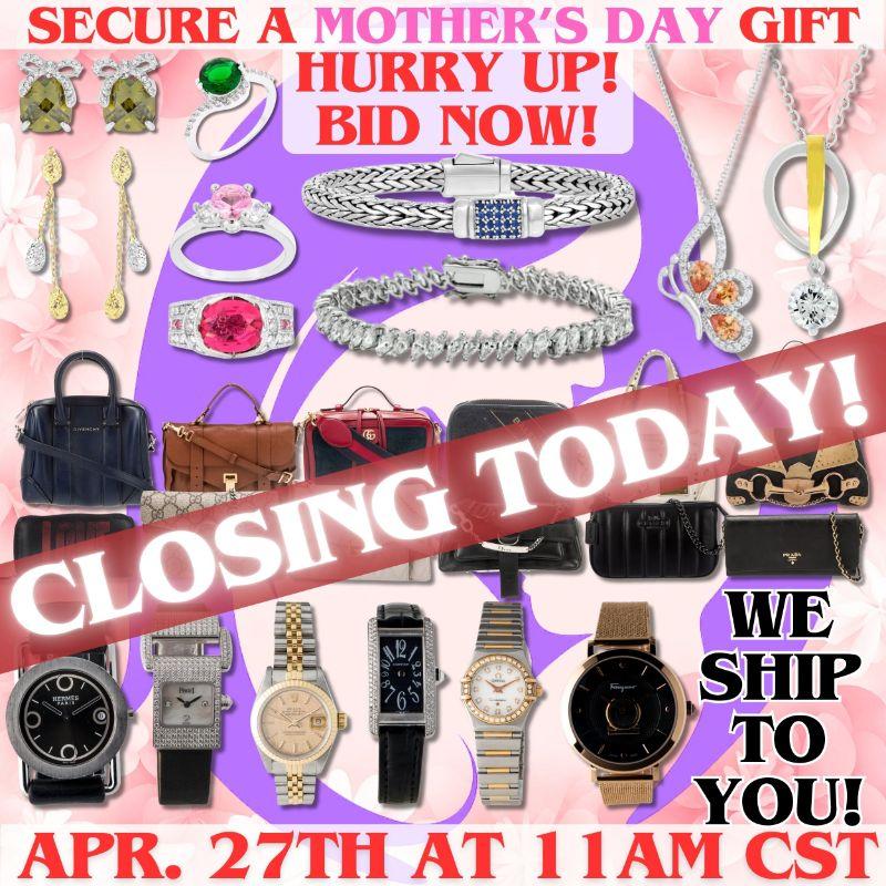 Pre-Mother's Day Special: Designer Bags, Watch, Fine Jewelry! SHIPS ...