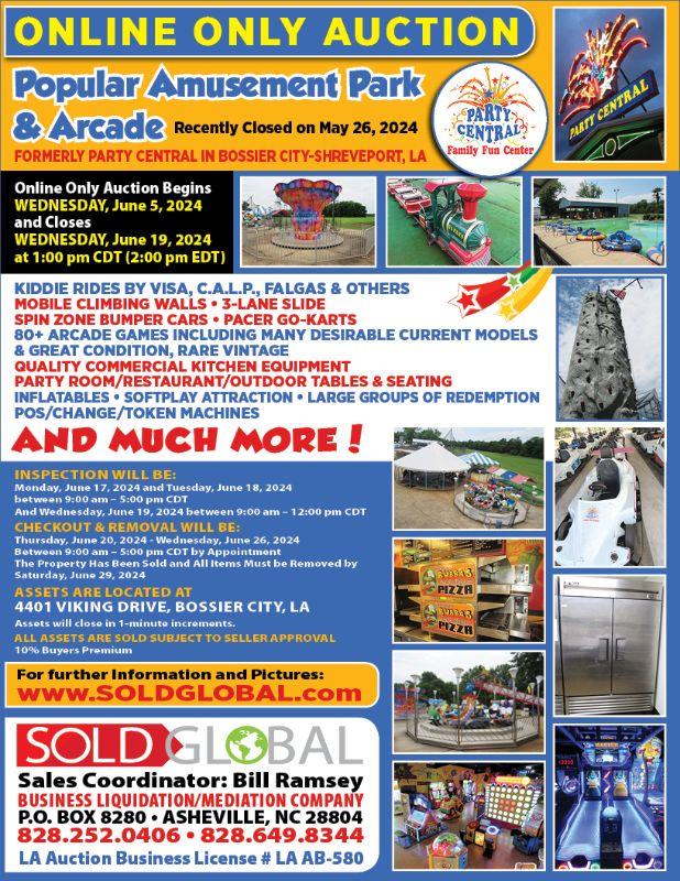 Louisiana Arcade Auction | EstateSales.org