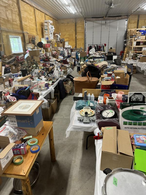 Living Estate Sale, Set Up In a Pole Building, Rain or Shine, Multiple ...