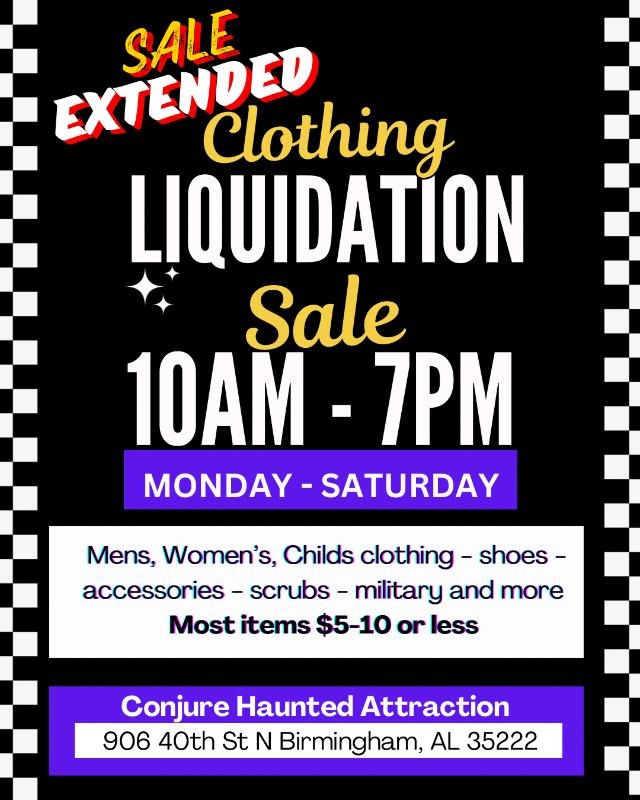 Clothing & Accessories Liquidation Sale - 80,000 items | EstateSales.org