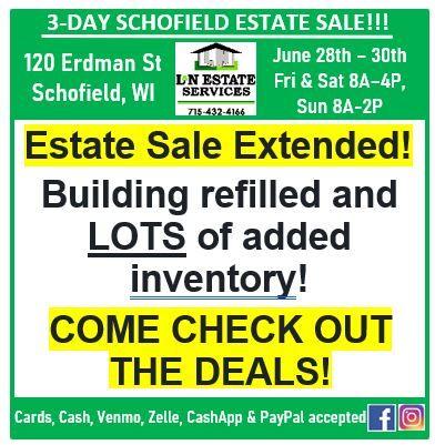 EXTENDED 3-DAY ESTATE SALE OPENS TOMORROW (June 28th) @ 8 AM | BUILDING ...