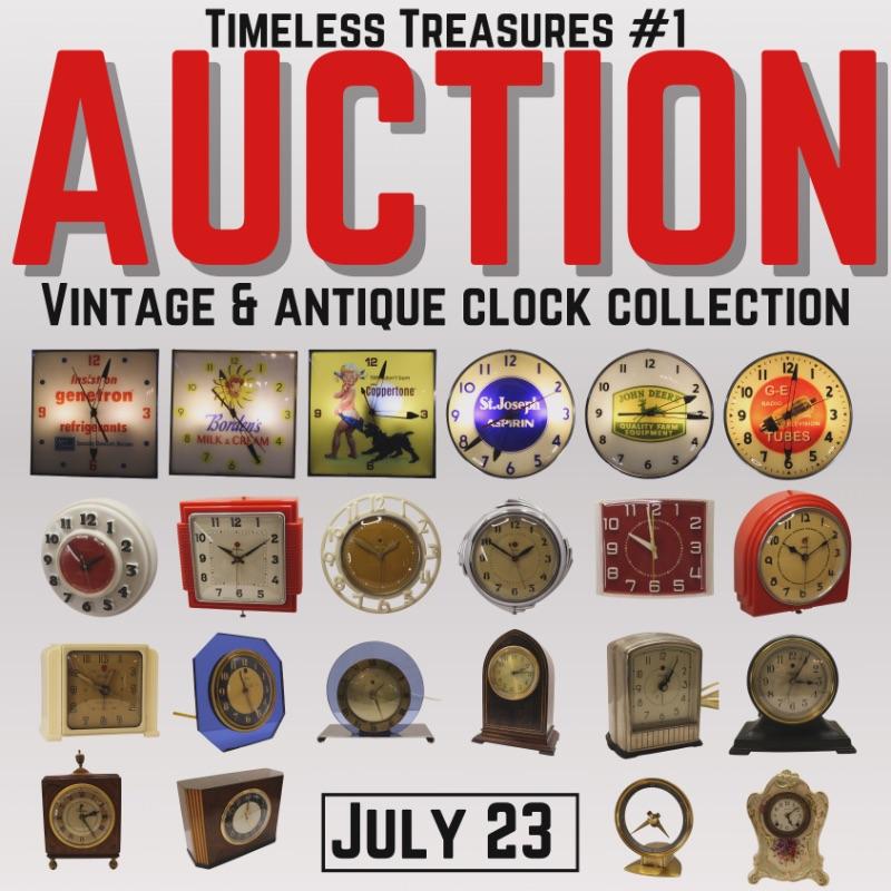 Absolute Auction of a Vintage & Antique Clock Collection | Timeless ...