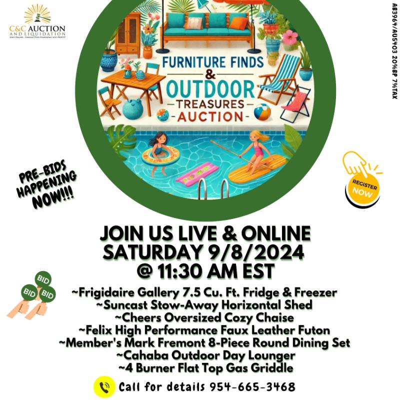 🌞Furniture Finds & Outdoor Treasures Auction🌞 | EstateSales.org