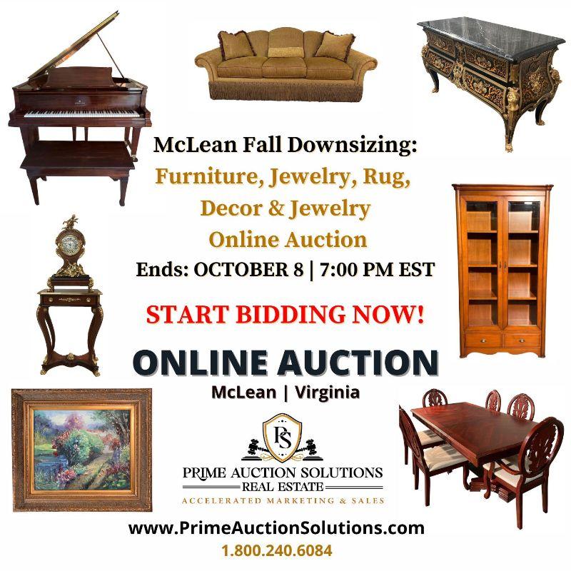 McLean Signature Fall Downsizing Auction | EstateSales.org