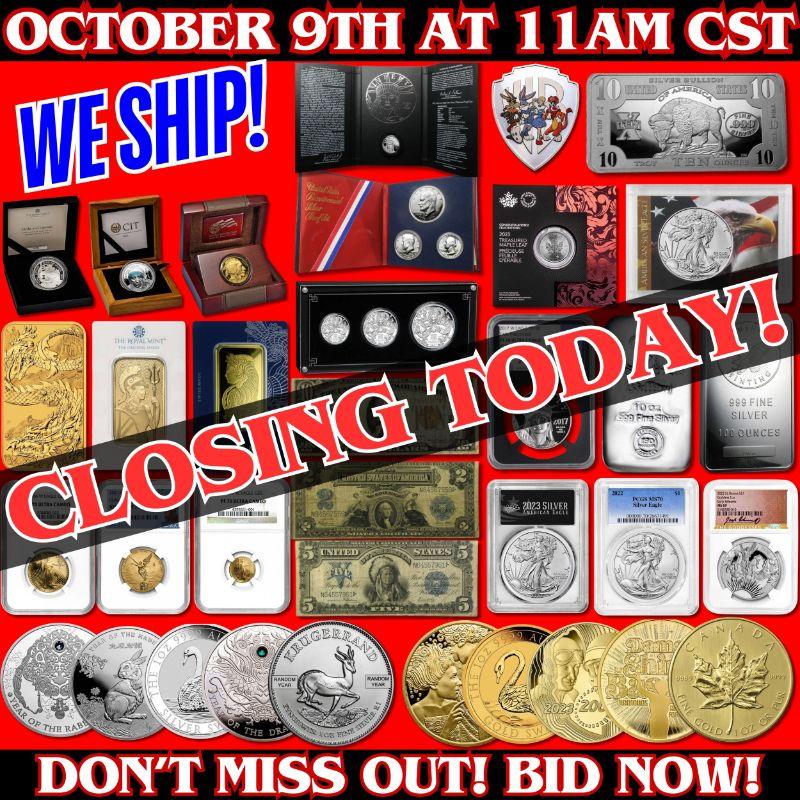 Treasure Trove: Gold & Silver Coins, Bullion & Currency! SHIPS ...