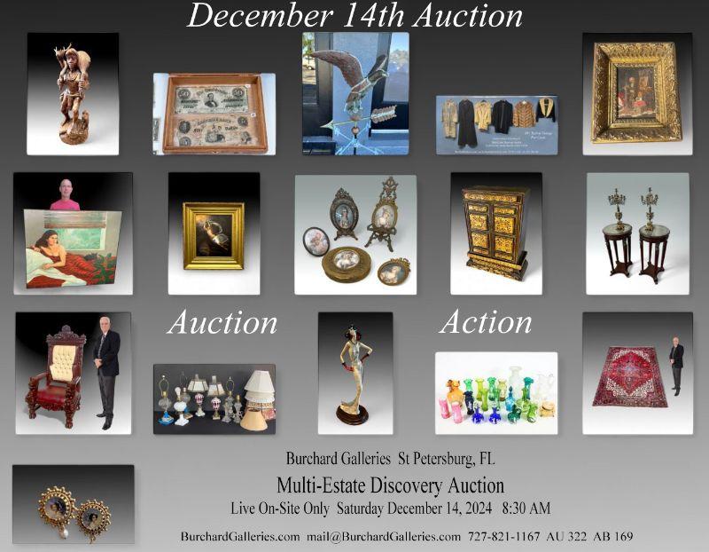 Big 2 Day Auction December 14/15 Burchard Galleries St Pete ...