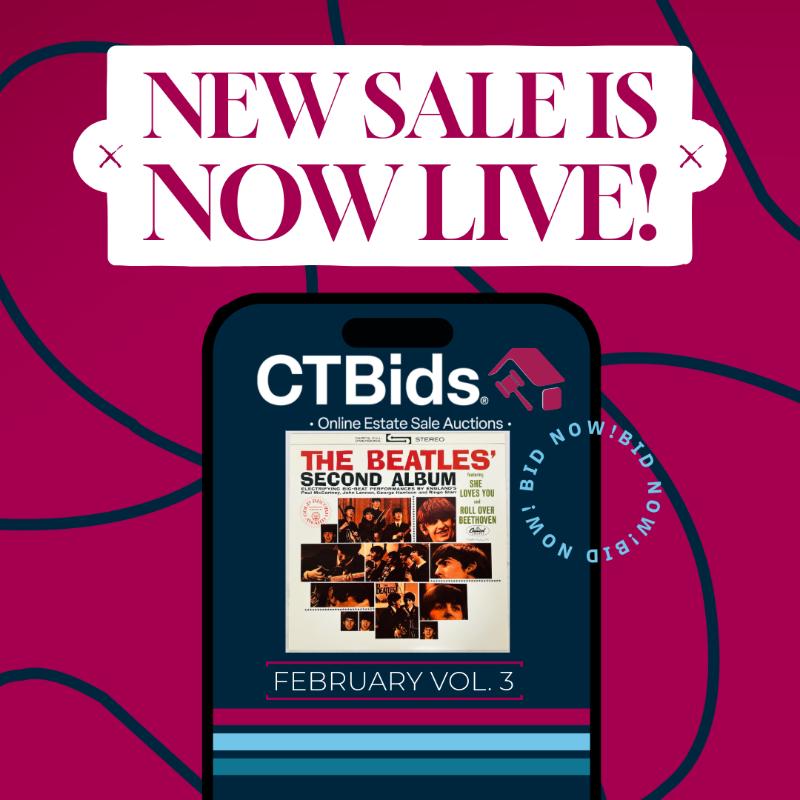 CTBIDS WH Online Auction | FEBUARY VOL. 3 | Ends: M-02/17 | PU: THUR-02 ...