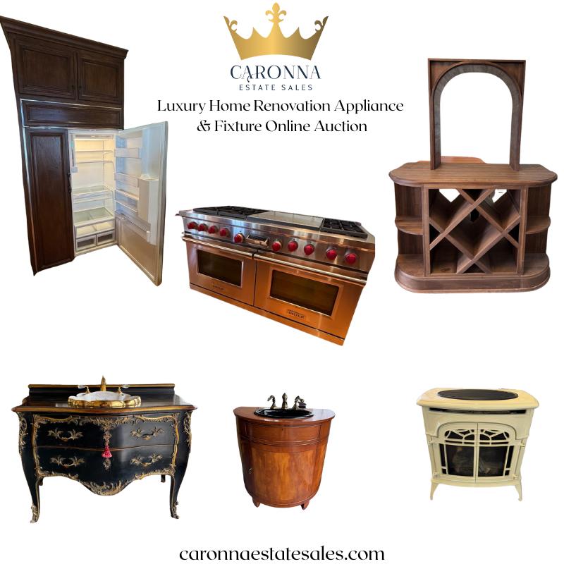Luxury Home Renovation Appliance & Fixture Online Auction | EstateSales.org
