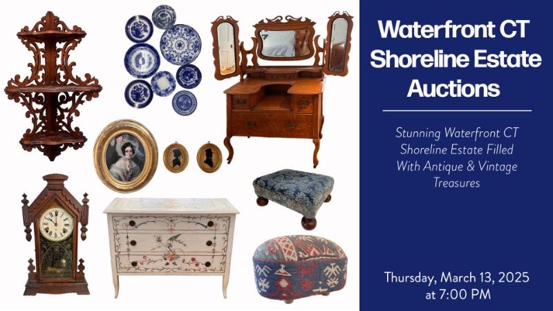 Stunning Waterfront CT Shoreline Estate Filled With Antique & Vintage ...