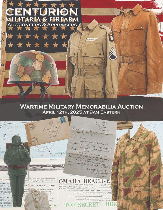Wartime Collectible & Military Memorabilia Auction - Civil War, WWI ...